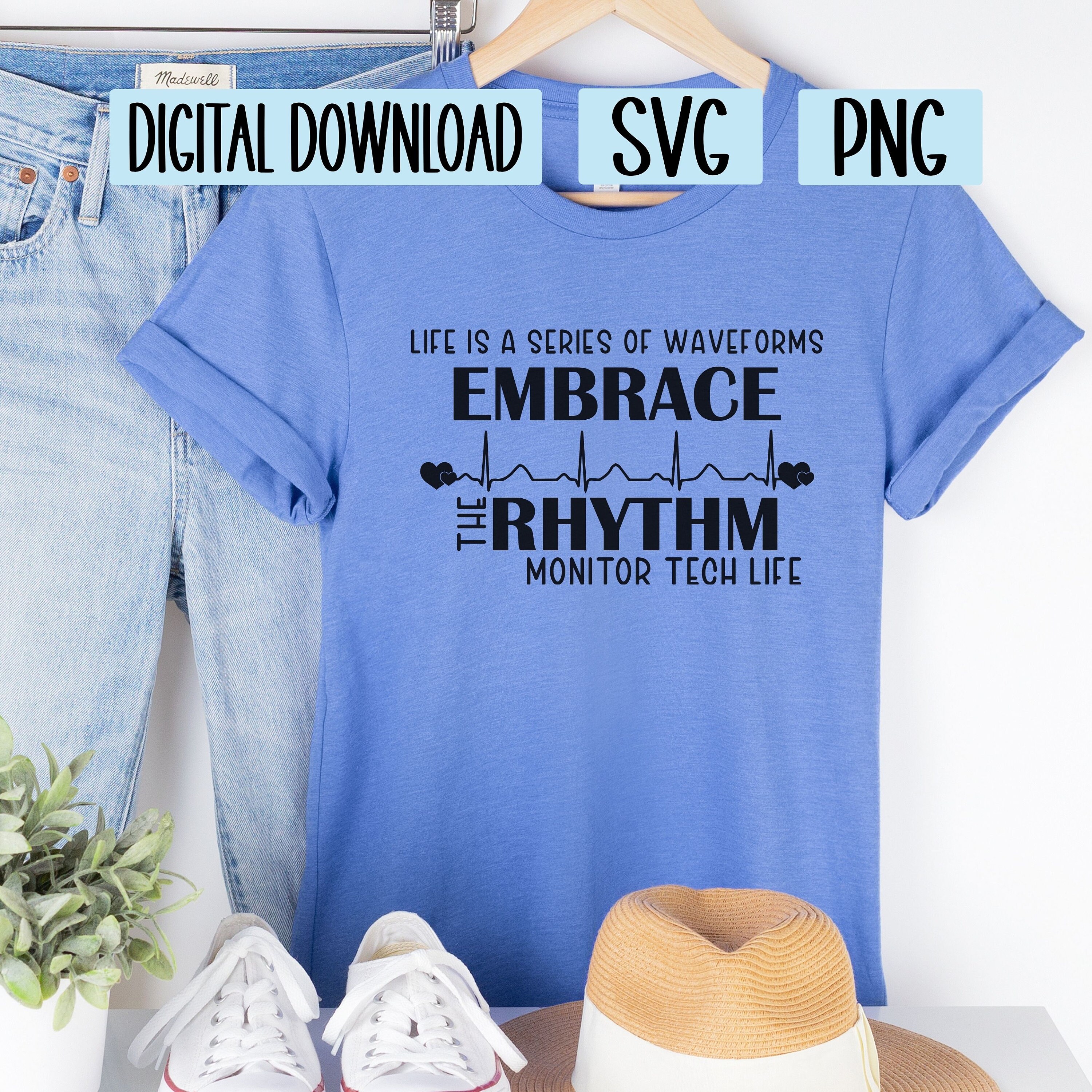 Ekg Monitor Tech Svg Png for Ekg Technician Telemetry Tech Svg Ekg ...