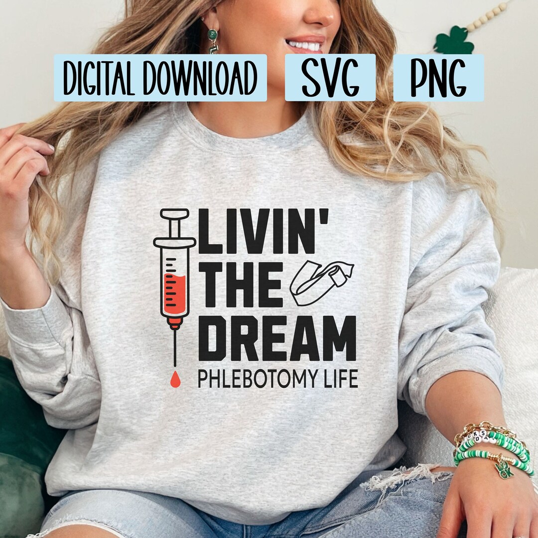 Phlebotomy Png Svg Phlebotomist Svg Png DTF Transfer Ready for Press ...