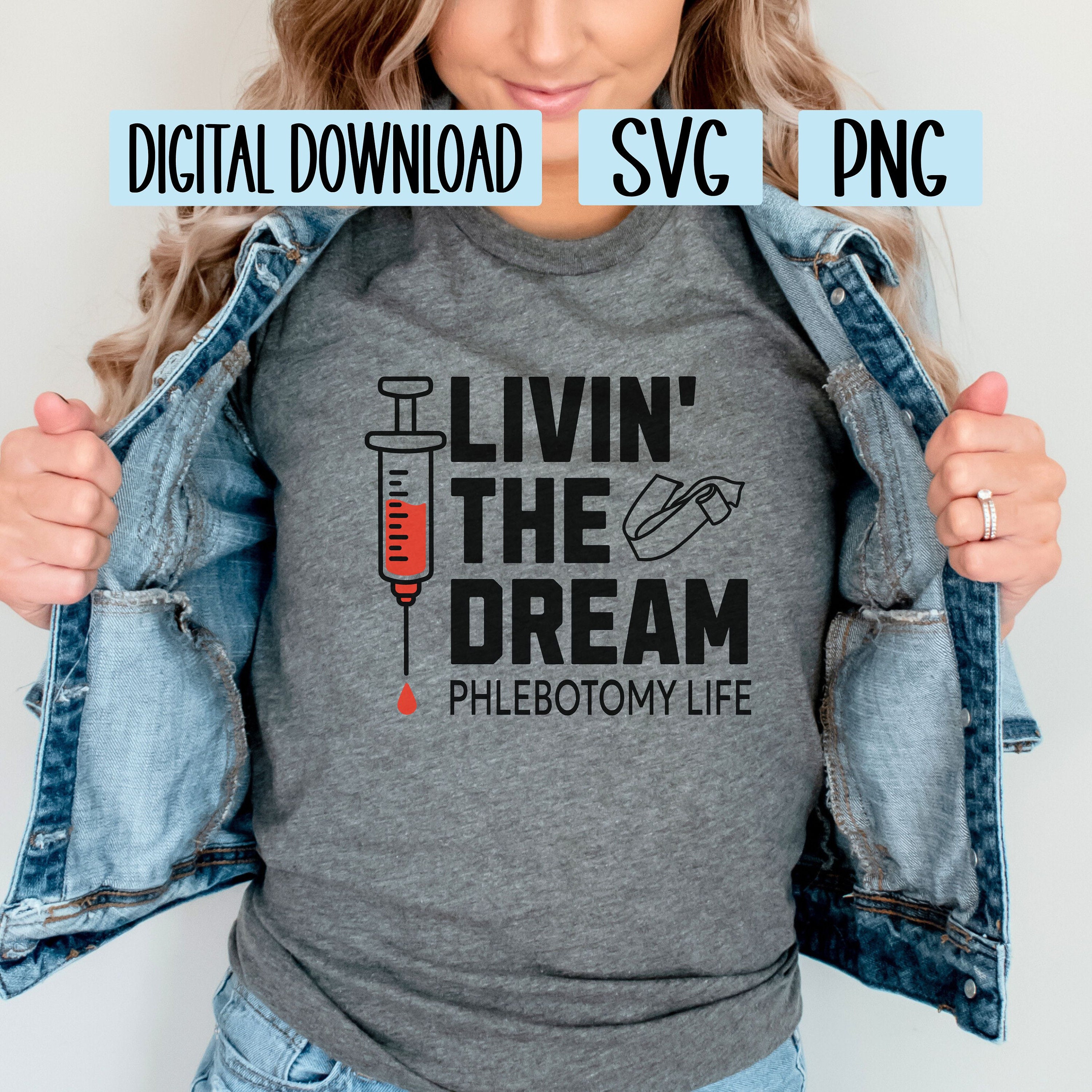 Phlebotomy Png Svg, Phlebotomist Svg Png, DTF Transfer Ready for Press ...