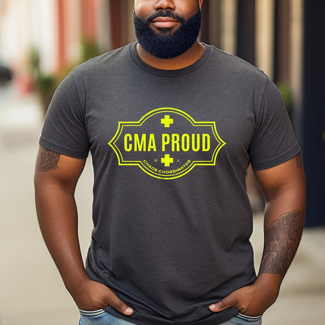 Men's CMA Shirt for Certified Medical Assistant CMA Tshirt Cma Shirts ...