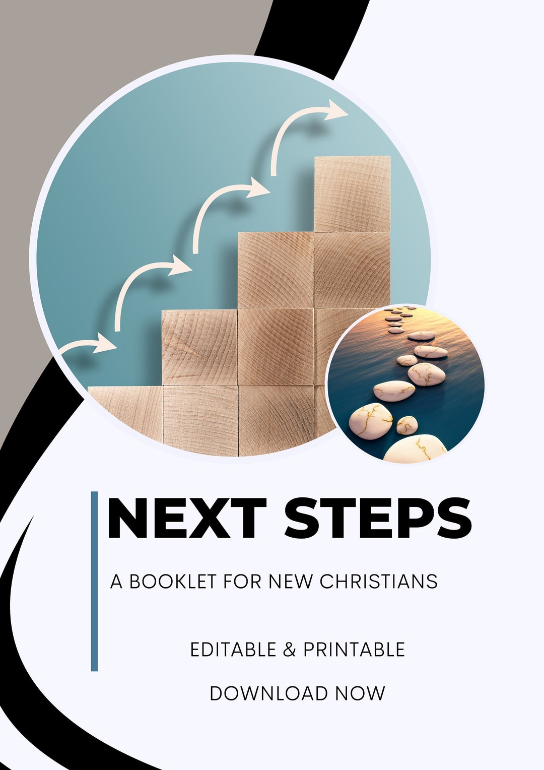 Next Steps Booklet for New Christians | Editable | Printable | Newly ...