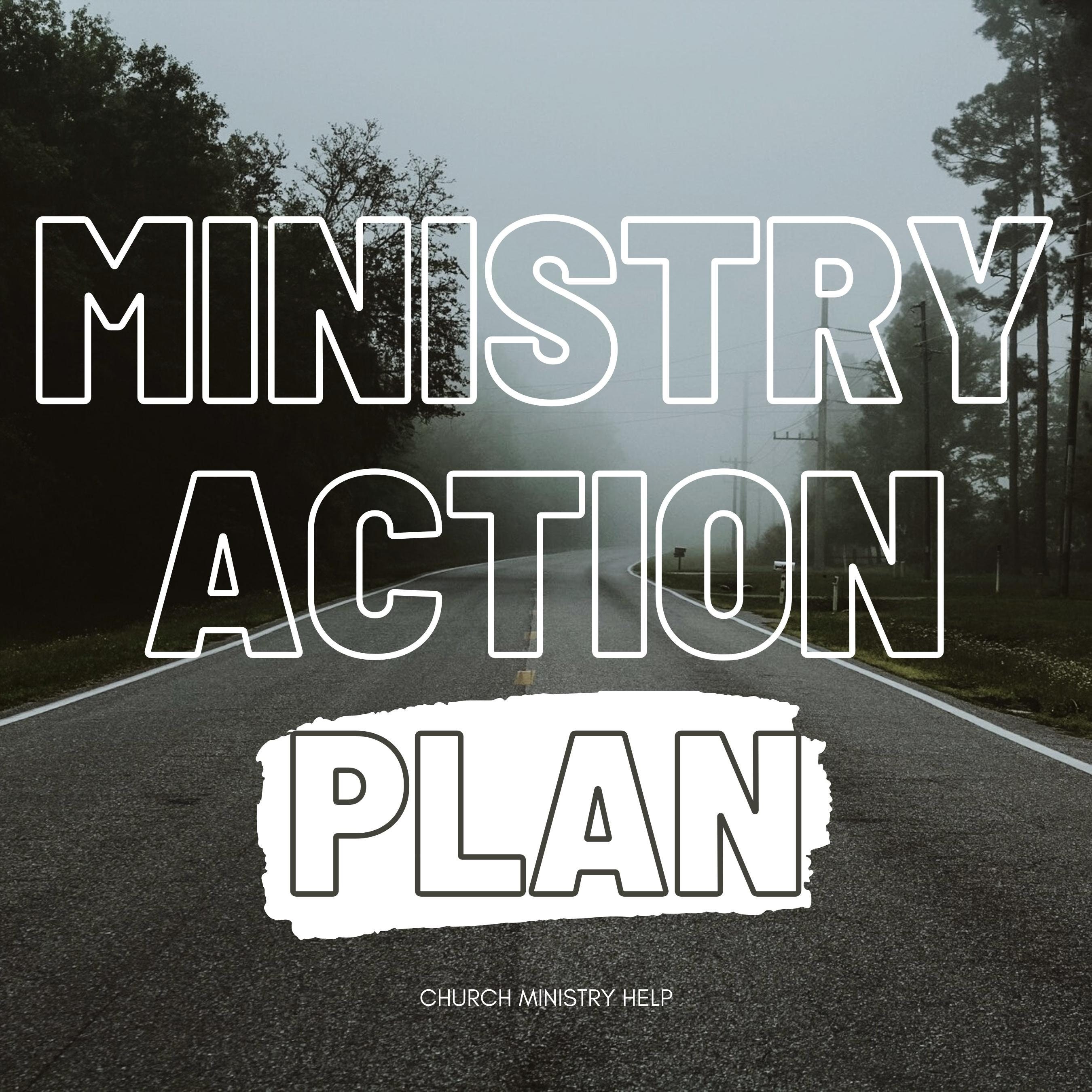 Ministry Action Plan (BLUE) - Etsy