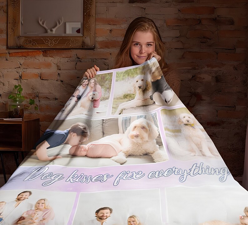 Customizable Blanket, Personalized Photo Blanket for Adults, Custom ...