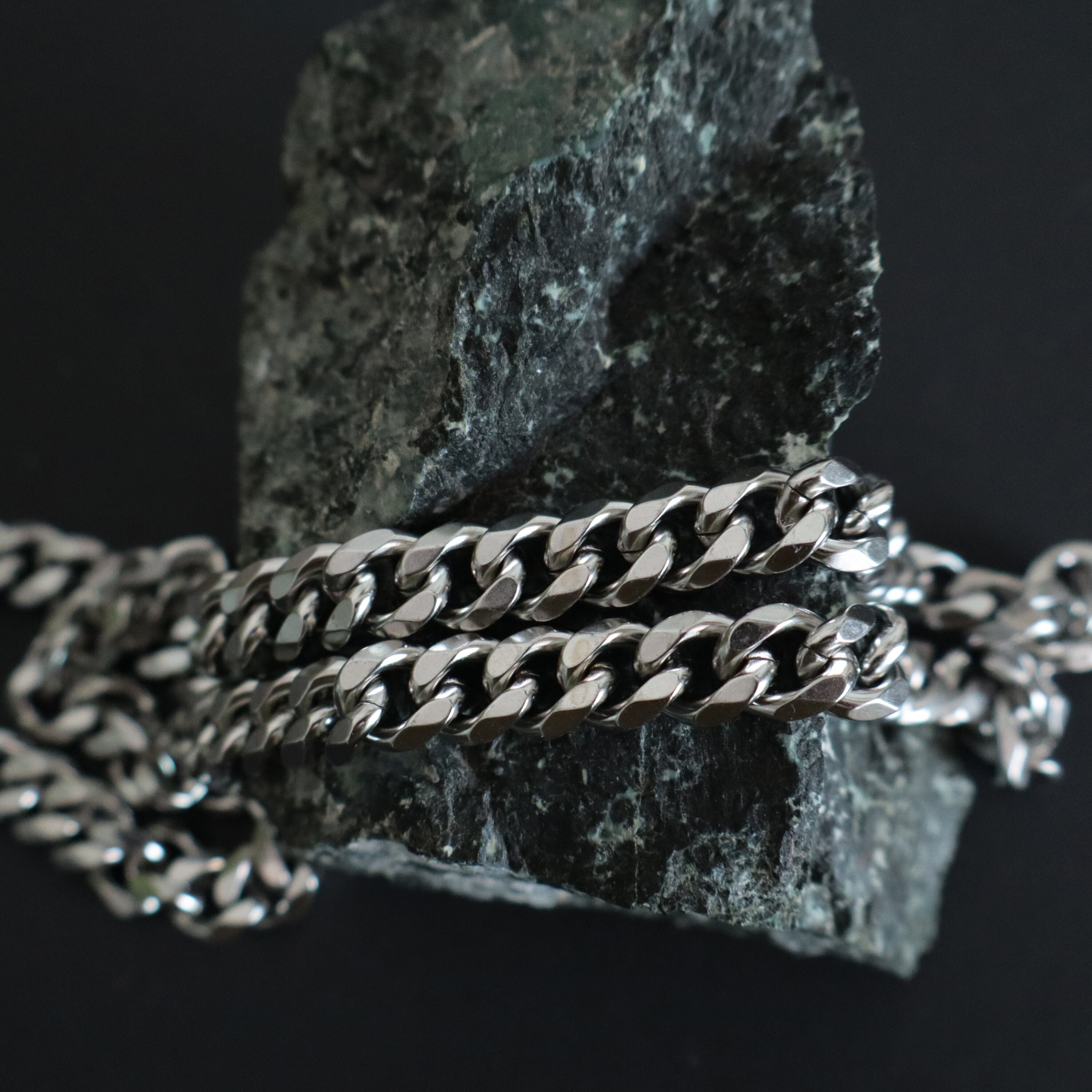 9mm Cuban Chain Link Stainless Steel Necklace, 9mm Wide, 50cm, 60cm ...