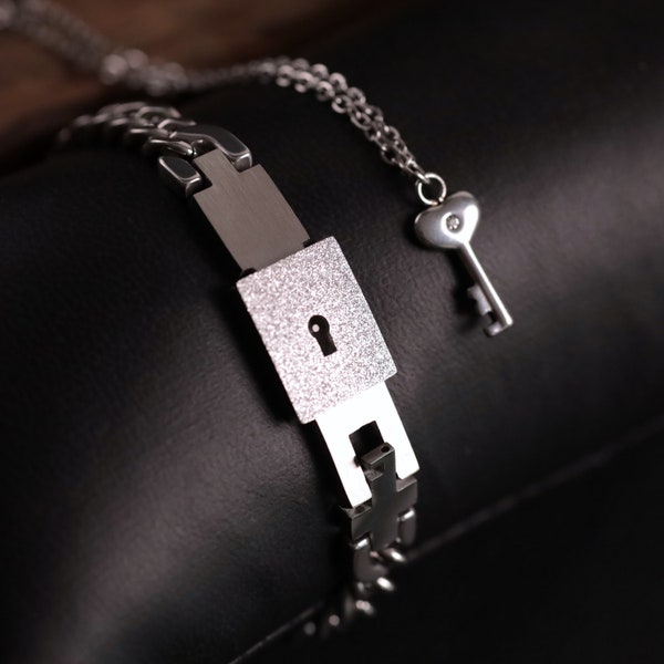 Couple Lock and Key Bracelets - Etsy