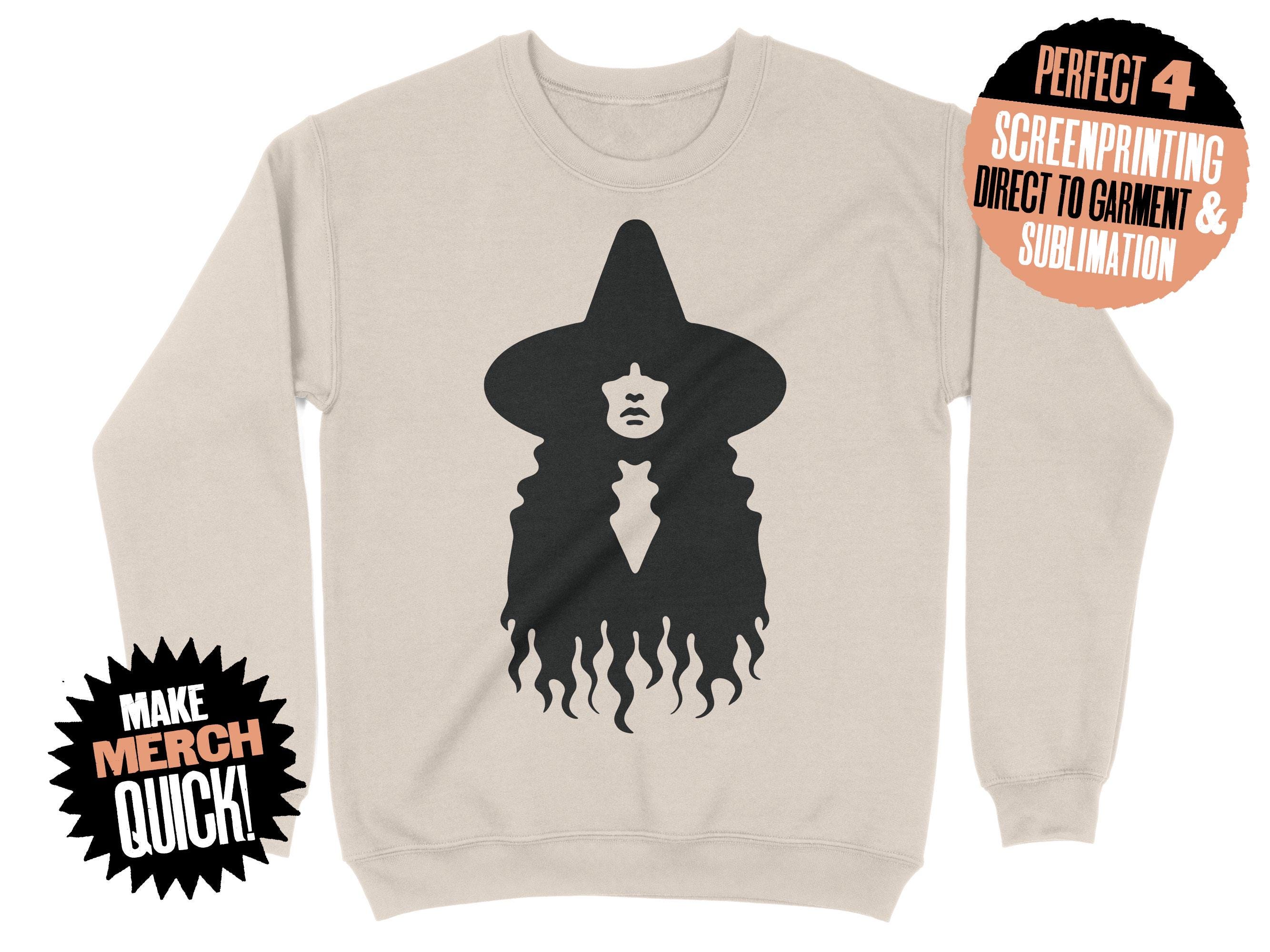 Bohemian Fire Witch: Modern & Minimal Art PNG SVG Clipart Graphic ...