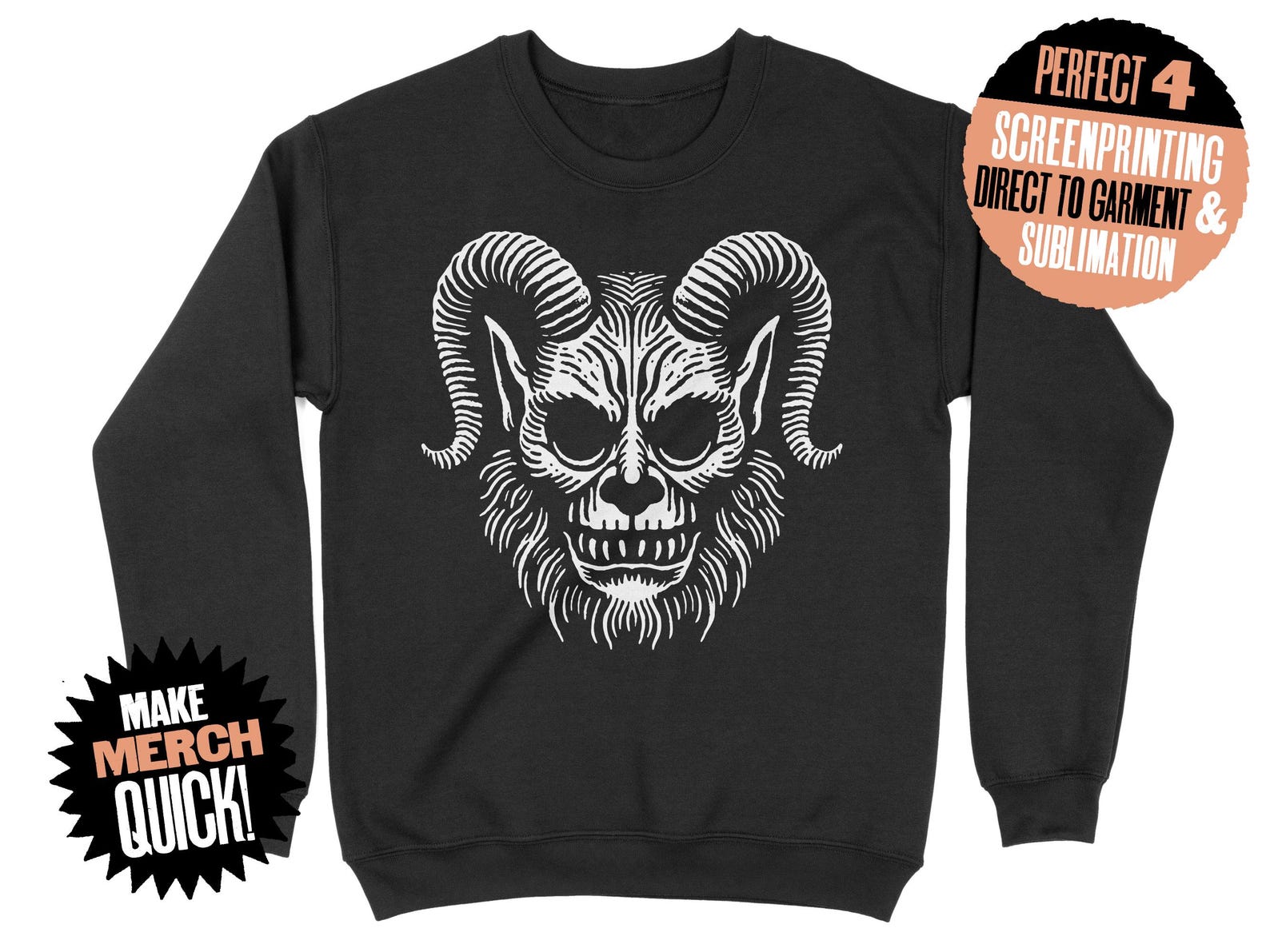 Krampus Christmas Creature X-mas Folklore Monster Art Graphic ...