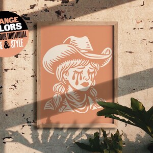 Lonesome Crying Cowgirl Portrait - Sad Western Cowboy Woman Art Graphic ...