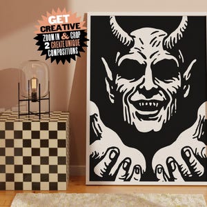 Devil Reaching Out Hands: Satan Demon Art PNG SVG Clipart Graphic ...
