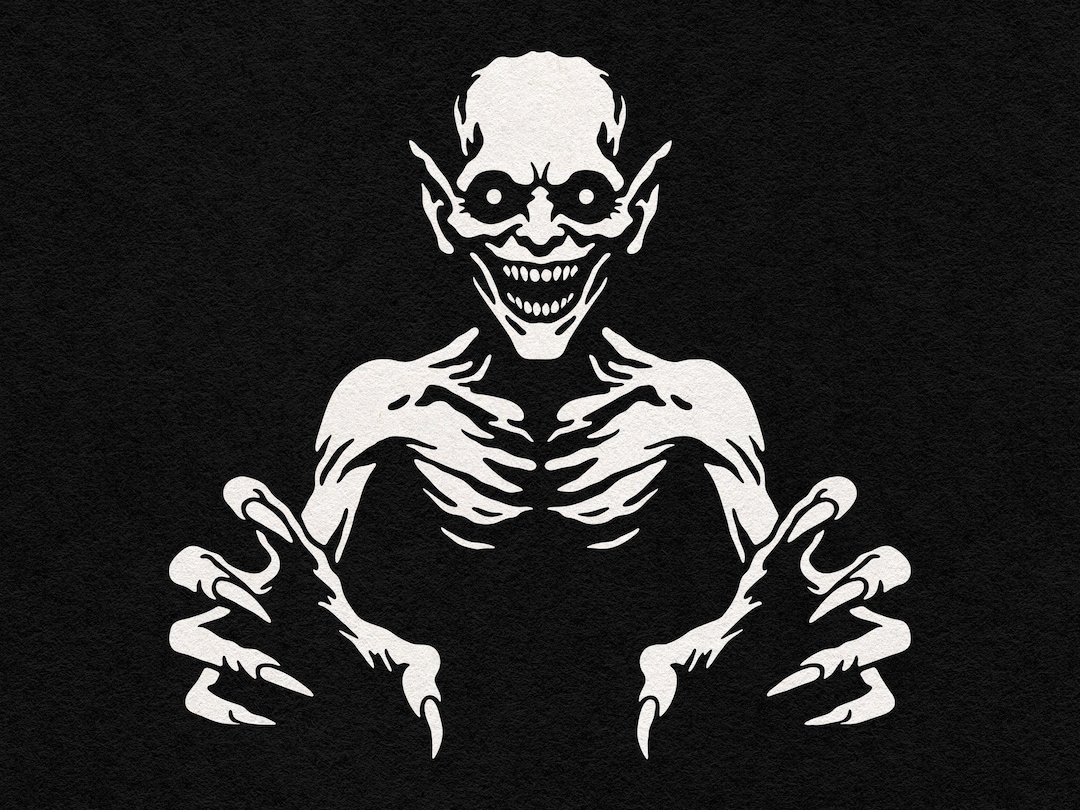 Demon Reaching Hands Out - Devilish Creature Art PNG SVG Clipart ...