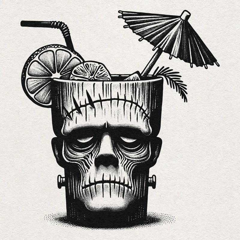 Horror Tiki Bar Decor - Etsy UK