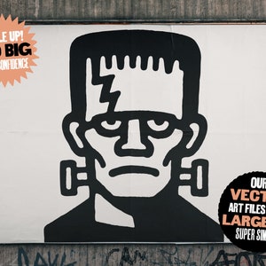 Pop Art Frankenstein's Monster: Halloween Art PNG SVG Clipart Graphic ...