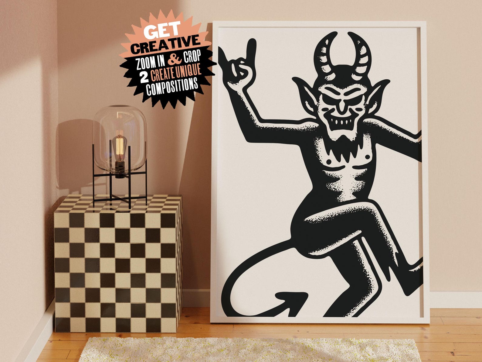 Rock N' Roll Devil Horns Graphic: Satan Art PNG SVG Clipart Graphic ...