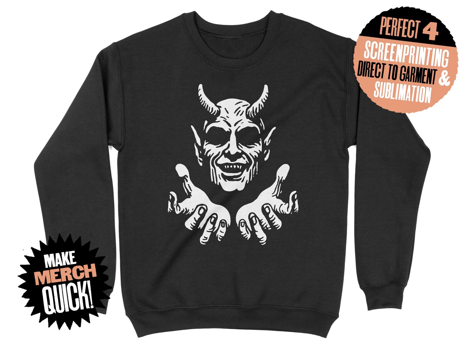 Devil Reaching Out Hands: Satan Demon Art PNG SVG Clipart Graphic ...