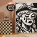 Lonesome Crying Cowgirl Portrait - Sad Western Cowboy Woman Art Graphic ...
