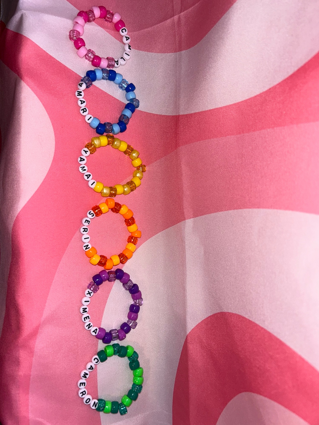 Customizable Class Set Name Bracelets - Etsy