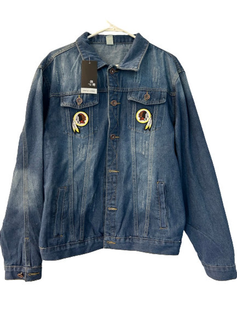 Men's Denim Jacket With Indian, NWT Size 2X - Etsy