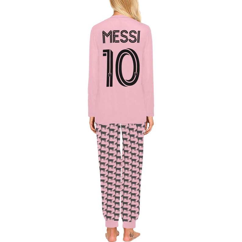 Women's Messi Pajamas Leo Messi 10 Miami Soccer Soccer Birthday Gift ...
