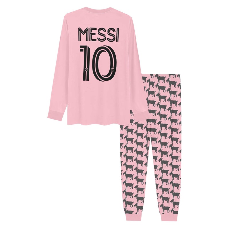 Mens Messi Pajamas Miami Soccer Men's Novelty Messi Pajamas Soccer ...