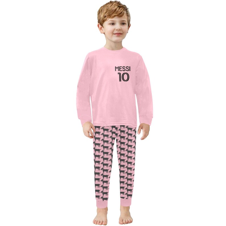 Leo Messi 10 Miami Soccer Messi Kids Pajamas Soccer Birthday Gift Messi ...