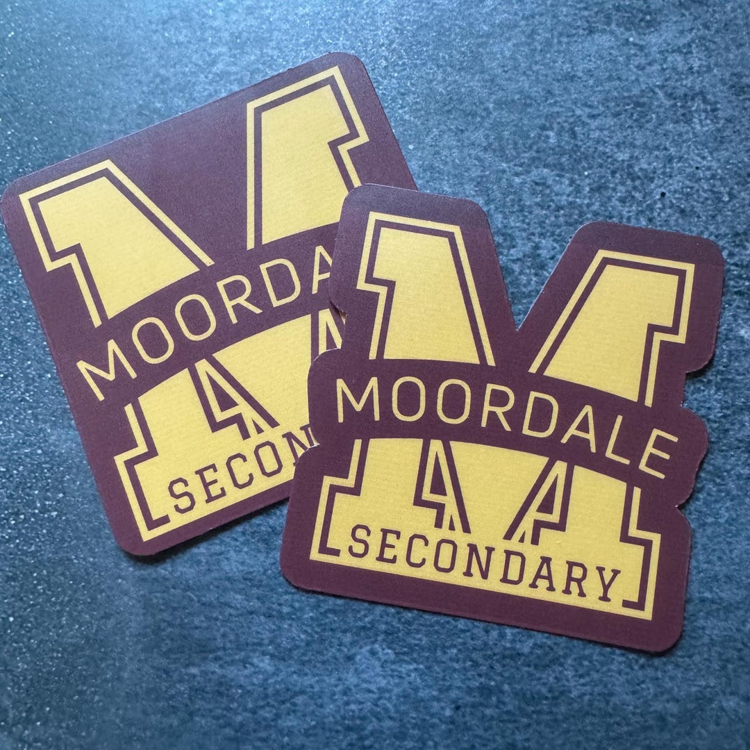 Moordale Secondary Logo -- Netflix's Sex Education Inspired Matte Vinyl ...