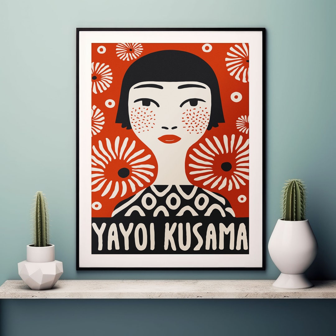 Yayoi Kusama Poster Yayoi Kusama Print Yayoi Kusama Museum - Etsy