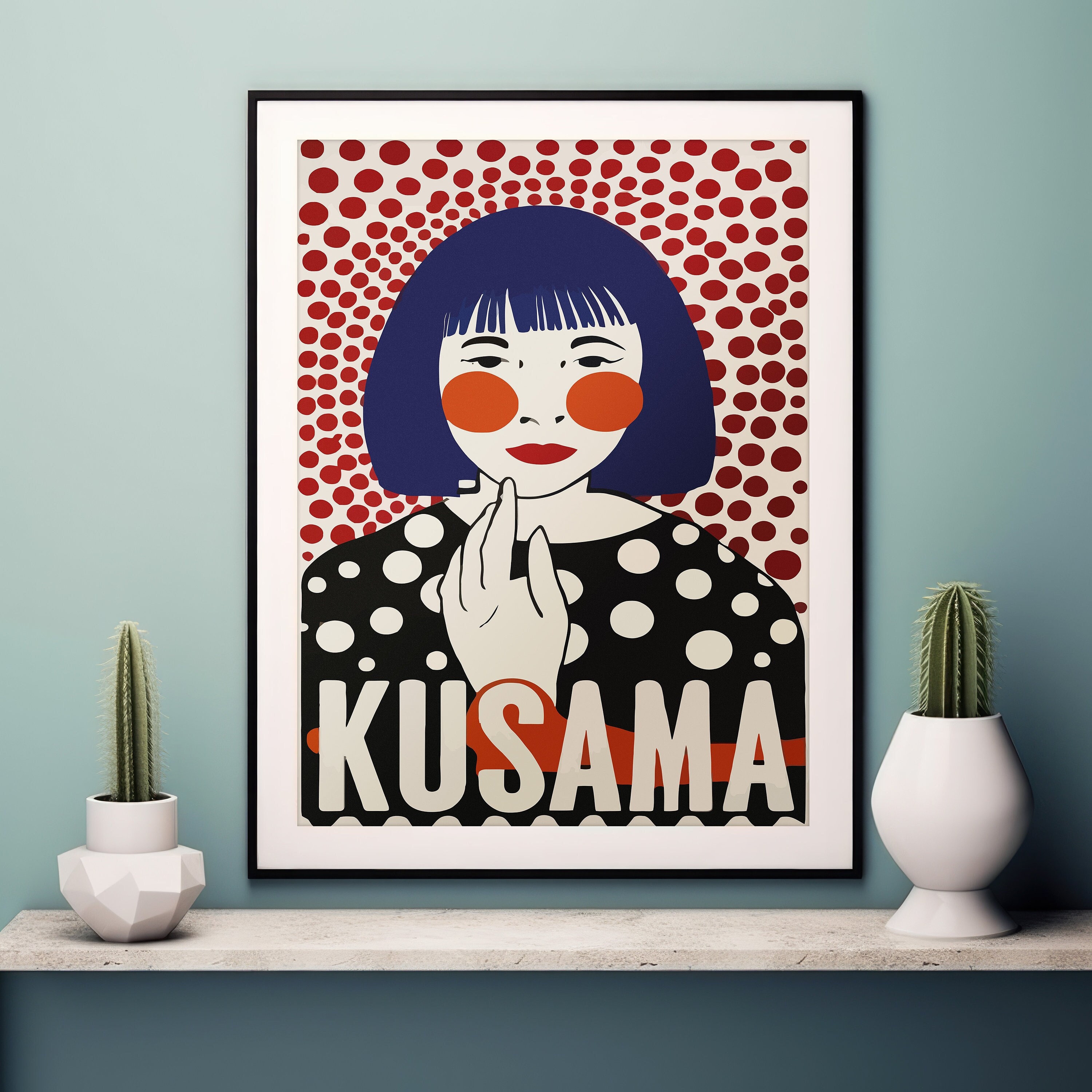 Yayoi Kusama Poster, Yayoi Kusama Print, Yayoi Kusama Museum Exhibition ...