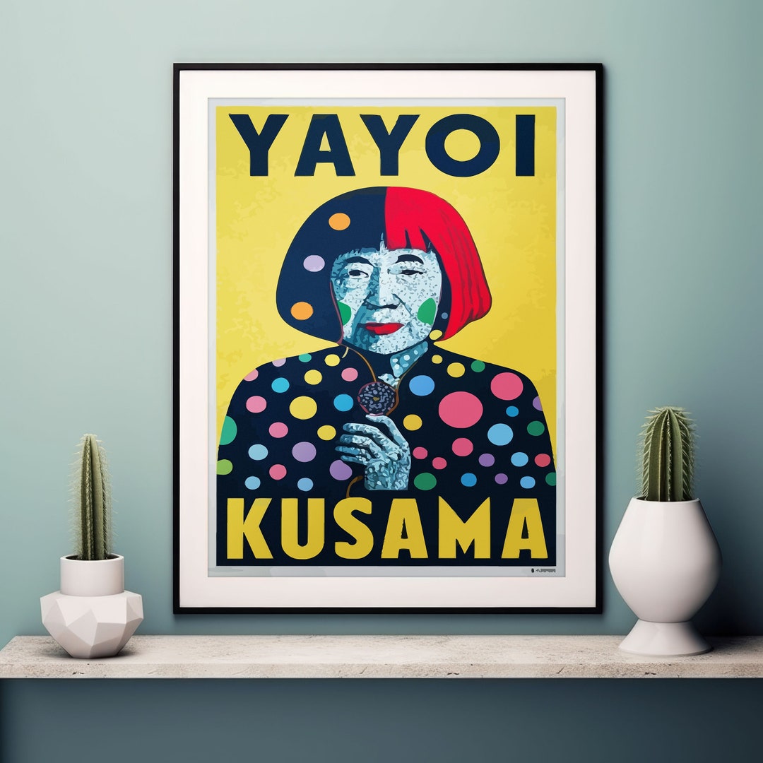 Yayoi Kusama Print, Yayoi Kusama Poster, Yayoi Kusama Museum Exhibition ...