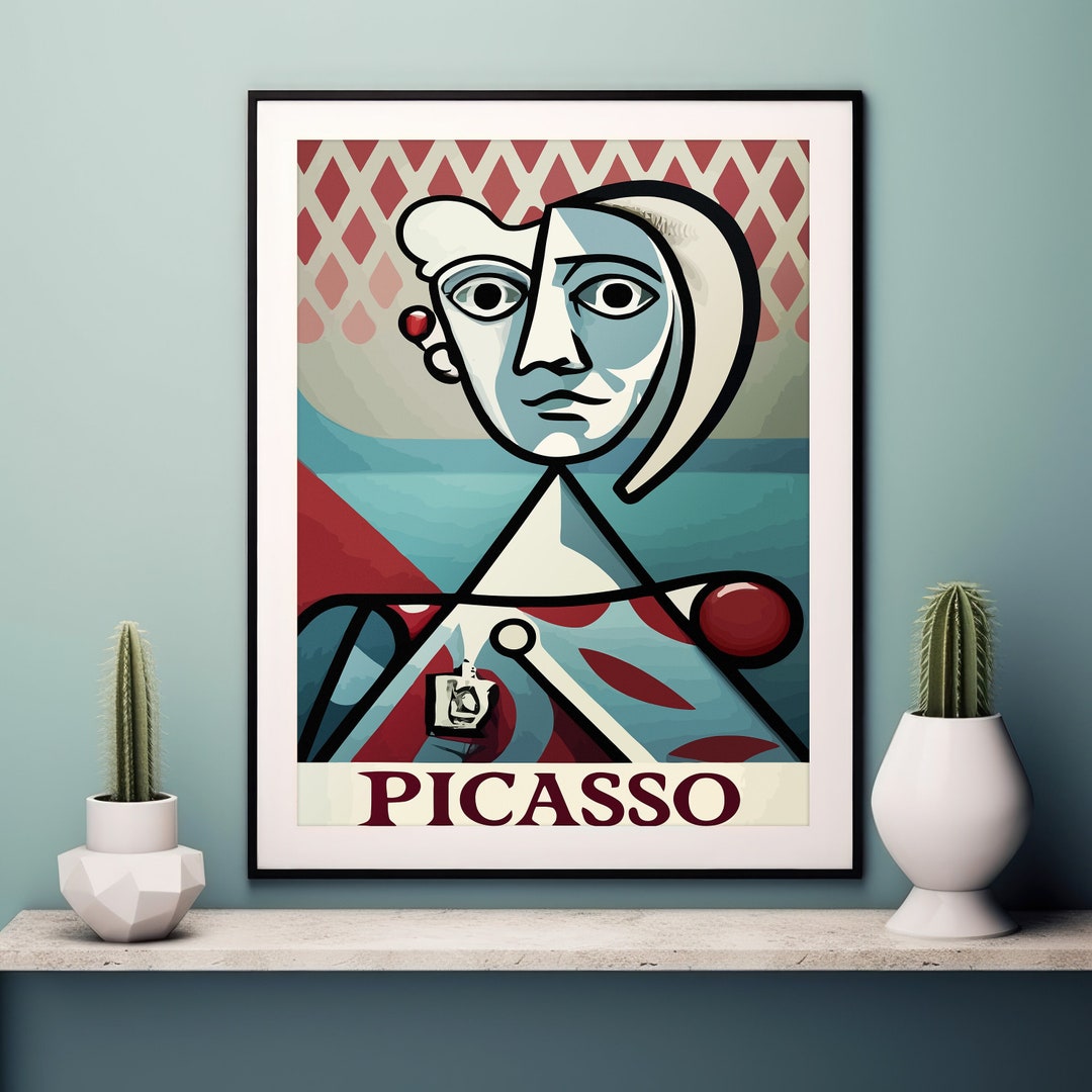 Picasso Print, Electric Art Prints, Picasso Poster, Exhibition Poster ...