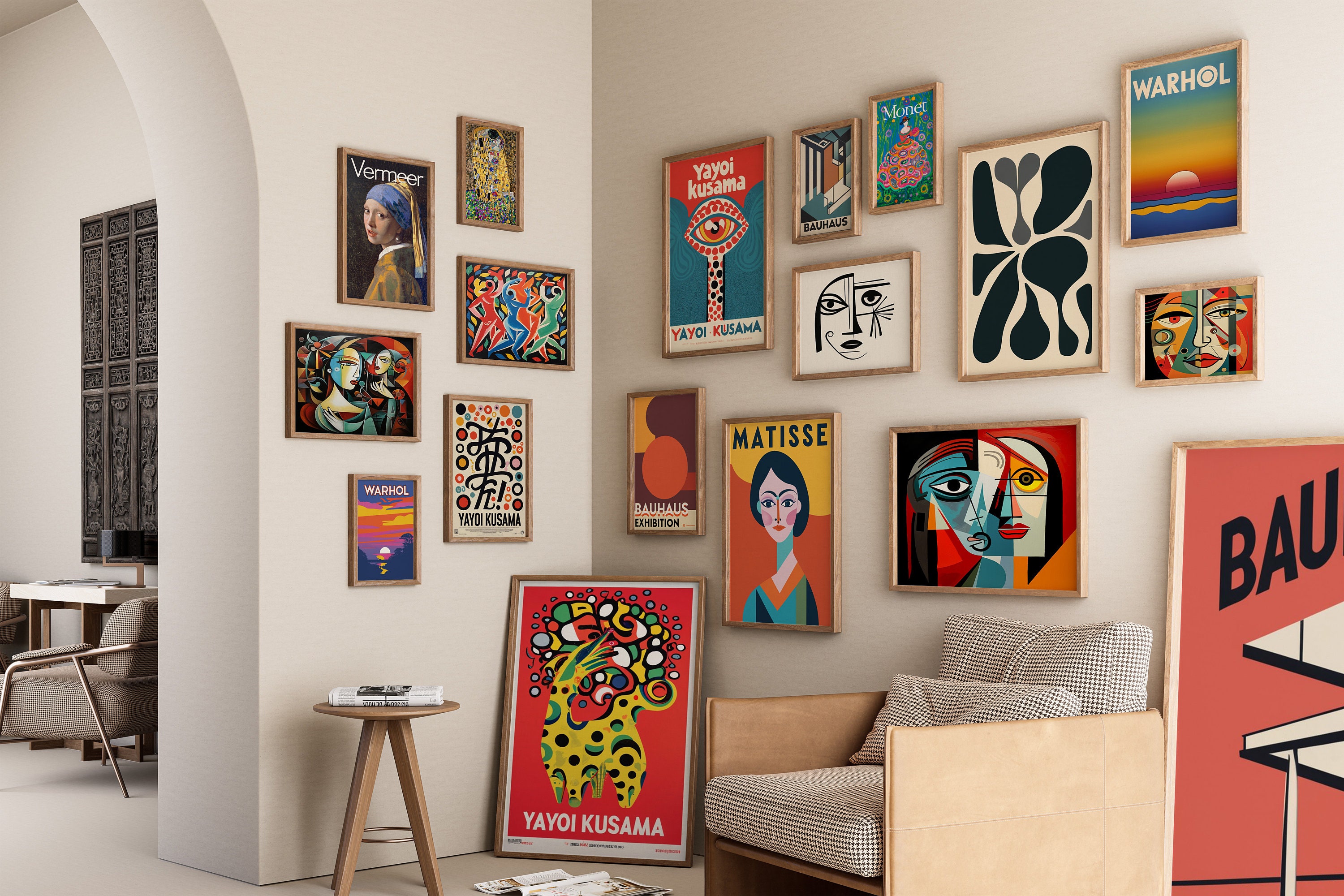 8,300 Printable Vintage Art Prints for Home Decor Eclectic Gallery Set ...