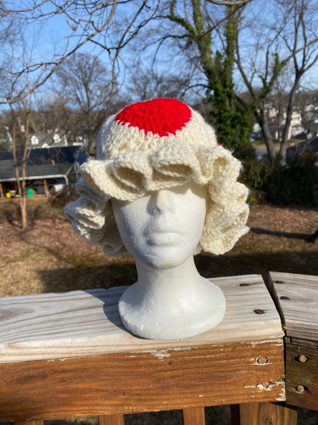 Heart Granny Square Hat| Granny Square Bucket Hat/love Bucket Hat/ Cute ...