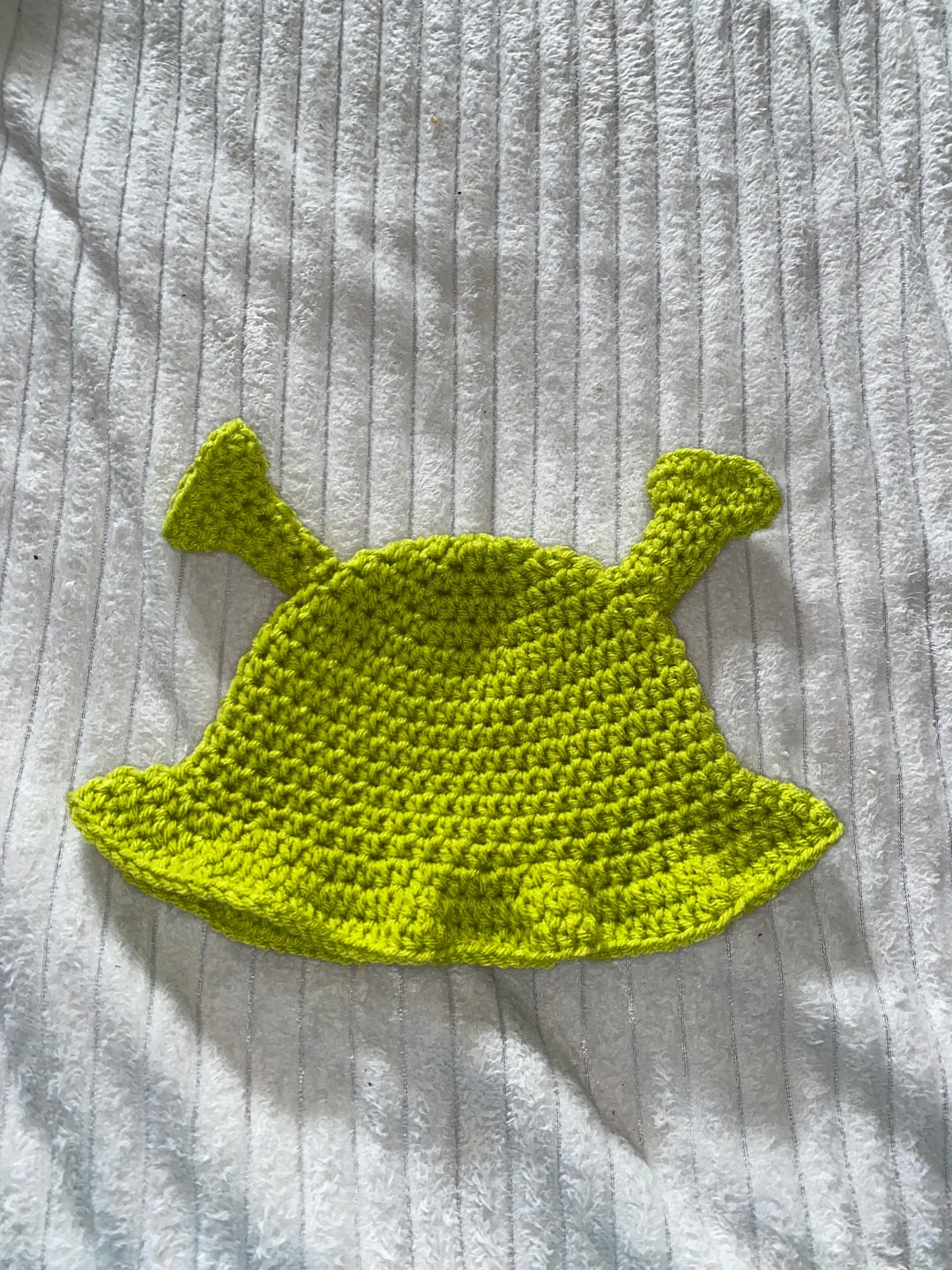 Crochet Shrek/fiona Ogre Bucket Hat/ Crochet Infant/toddlers Bucket Hat ...