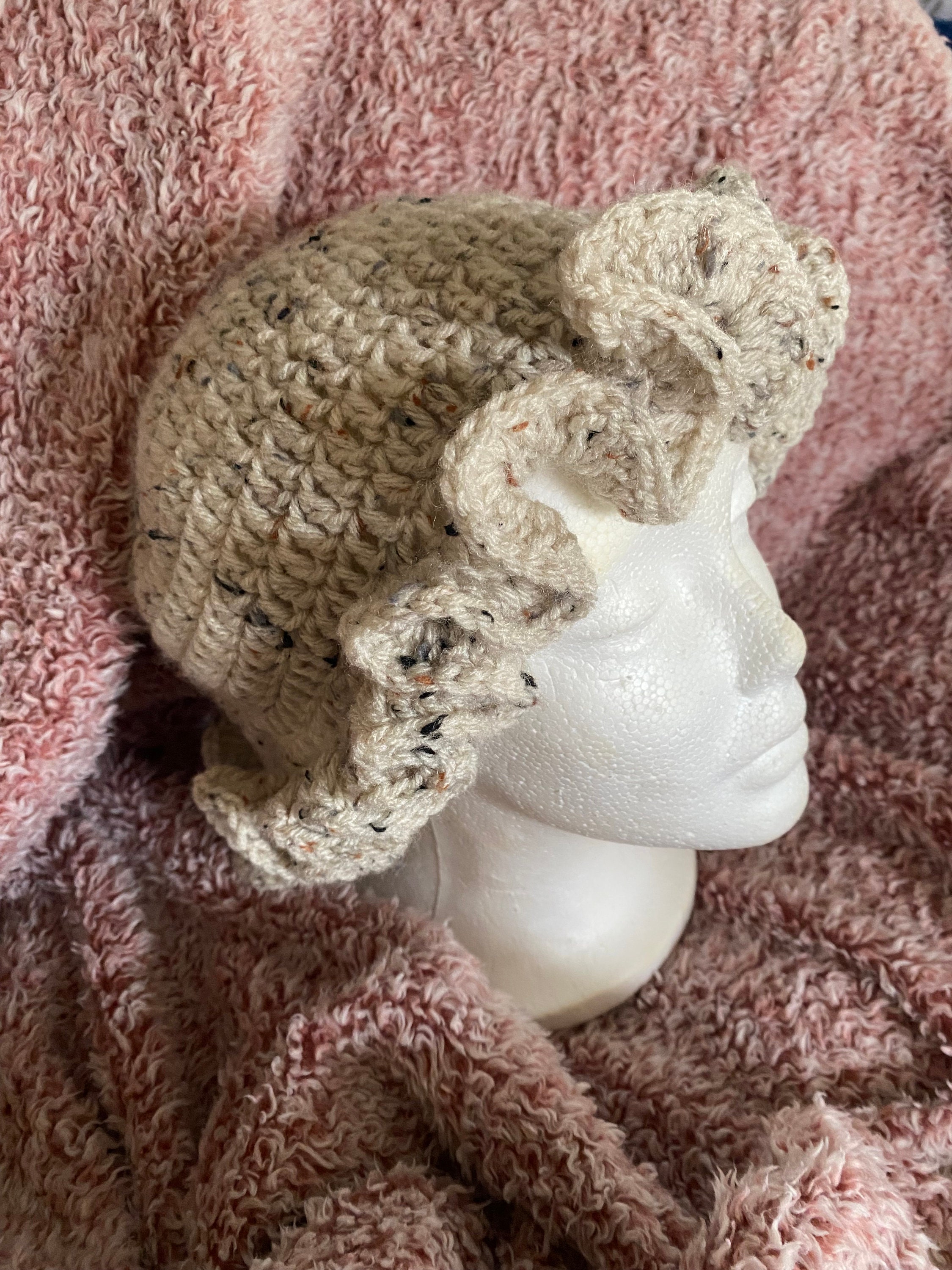 Crochet Ruffled Bucket Hat Ruffled Hat Cute Bucket Hat - Etsy