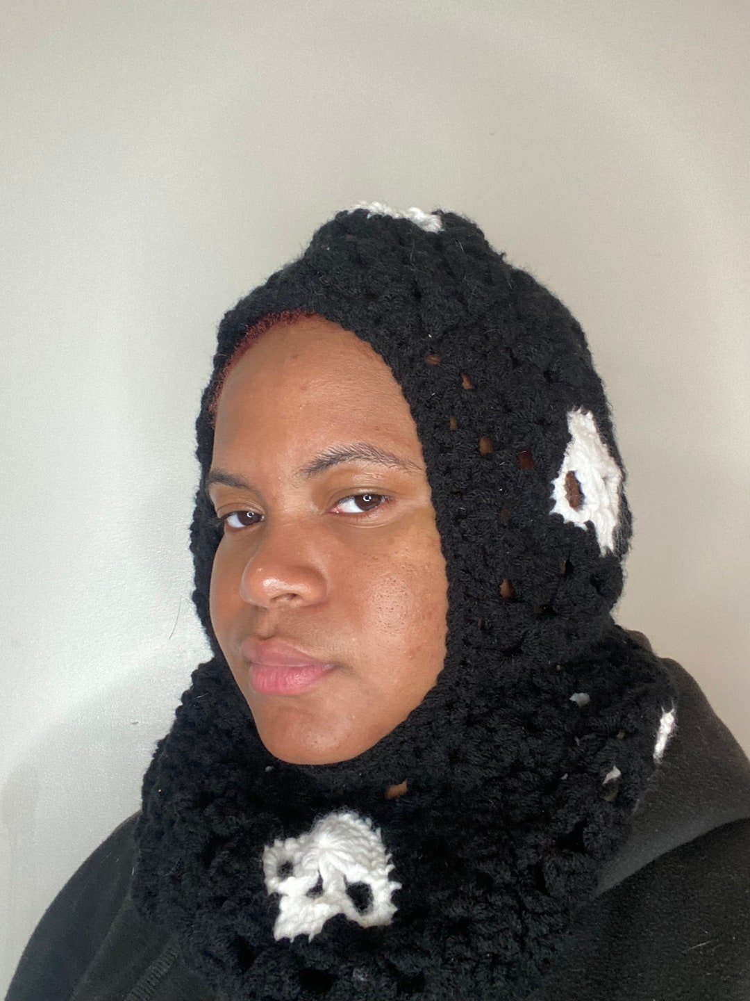 Crochet Skull Face Balaclava/ Crochet Balaclavas/ Halloween Outfit ...