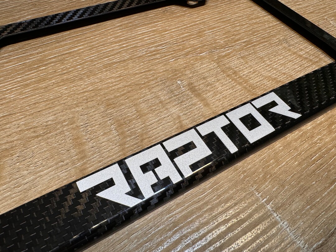 Ford Raptor License Plate Frame Carbon Fiber - Etsy