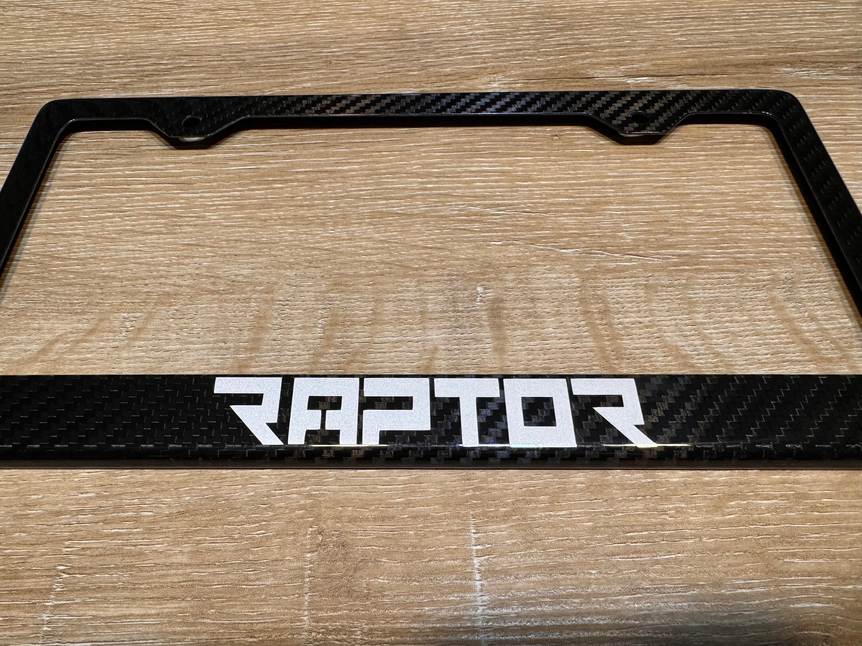 Ford Raptor License Plate Frame Carbon Fiber - Etsy