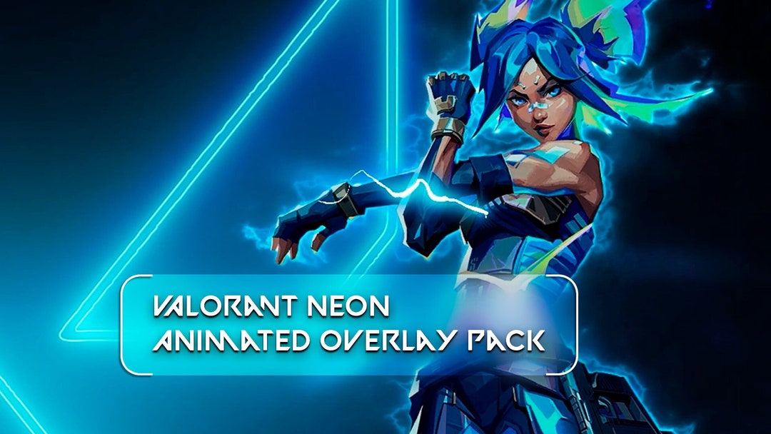 Valorant Neon Animated Stream Overlay Pack 1920 X 1080 - Etsy Canada