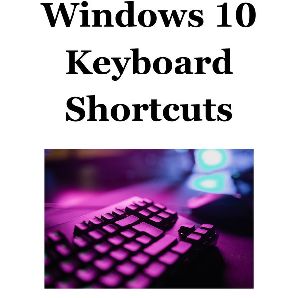 Shortcuts for Windows - Etsy