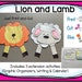 Lion and Lamb Craft Print and Go Craft Education Activity Homeschool ...