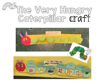 The Very Hungry Caterpillar - Craft - Etsy