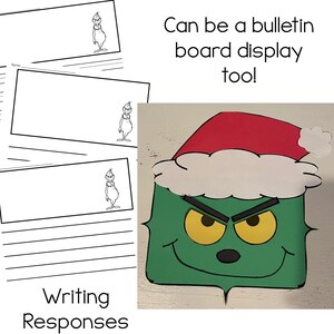 The Grinch Craft - Hat - Printable Christmas Craft - Etsy