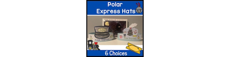 Polar Express - Hat - Printable Craft - Etsy