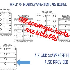 Field Trip - Printables - Reflection Sheets, Worksheets, Books, Mini ...