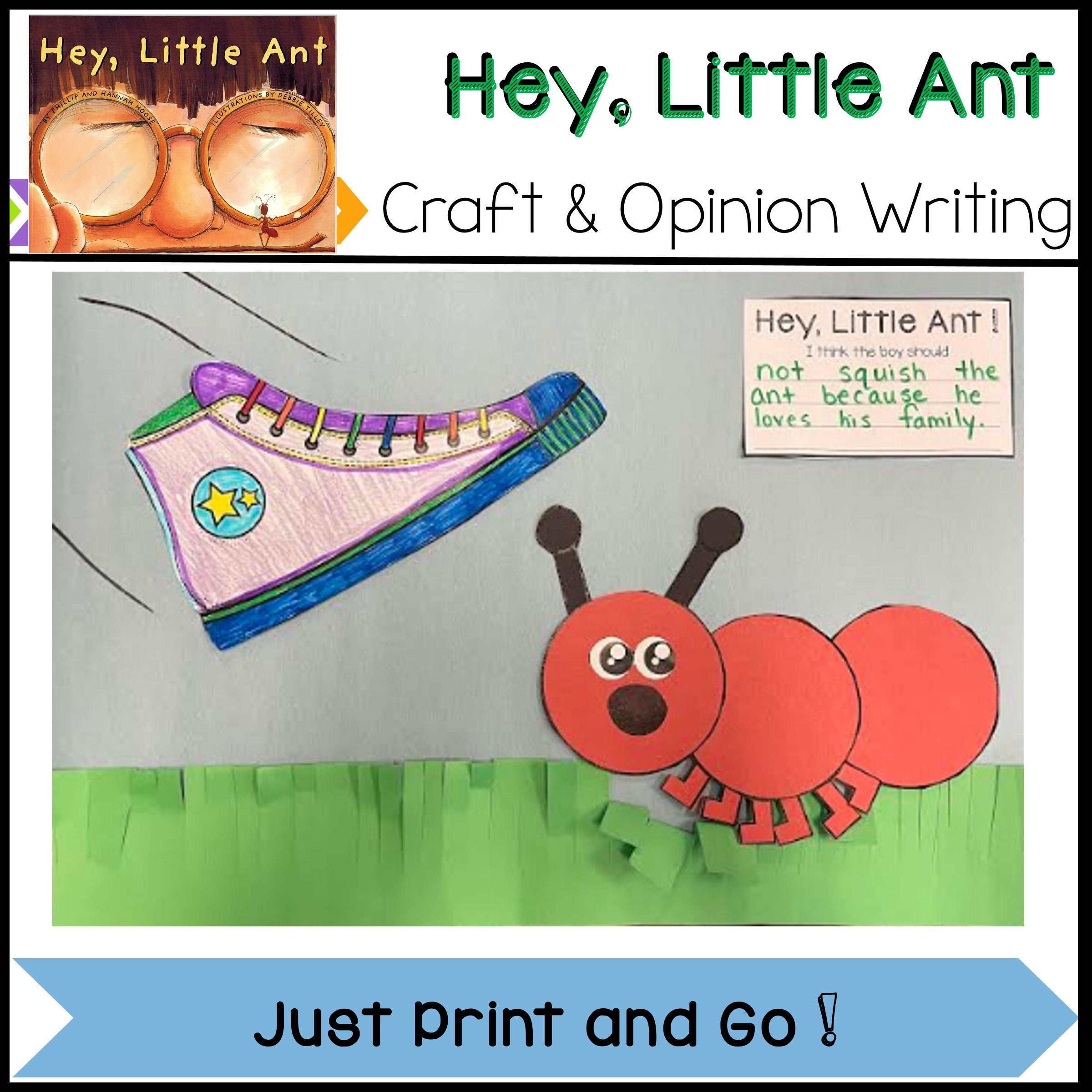 Hey Little Ant - Craft and Opinion Writing Printables - Etsy Australia