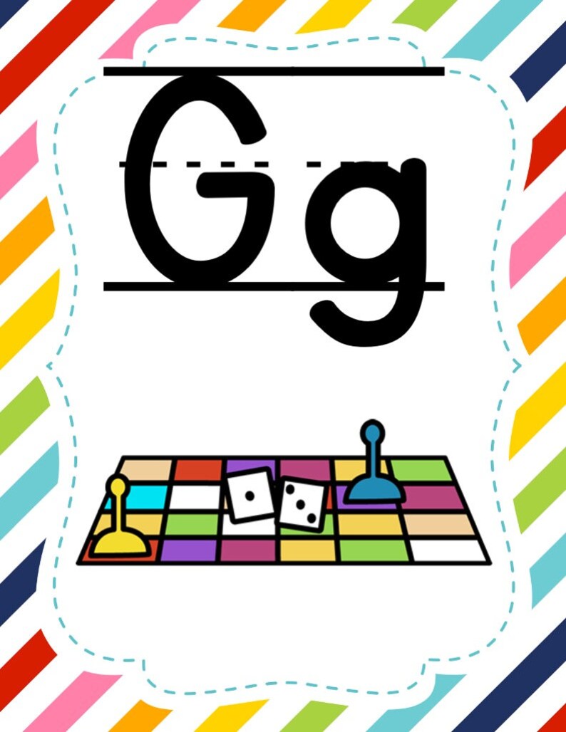 Alphabet Posters - Foundations - Preschool - Kindergarten - First Grade ...