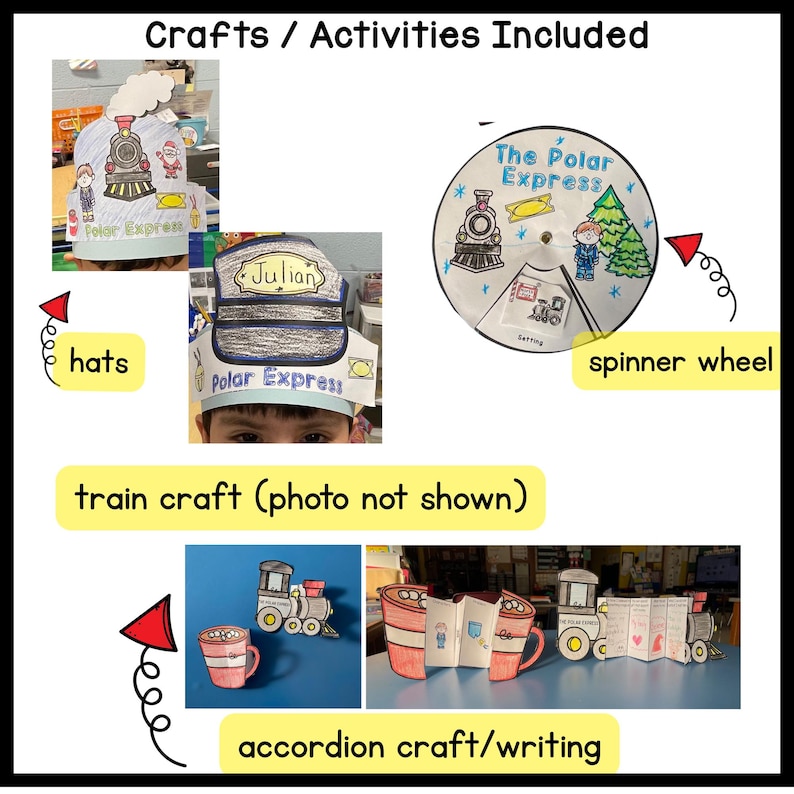The Polar Express - Literacy and Craft Unit - Printable - Etsy