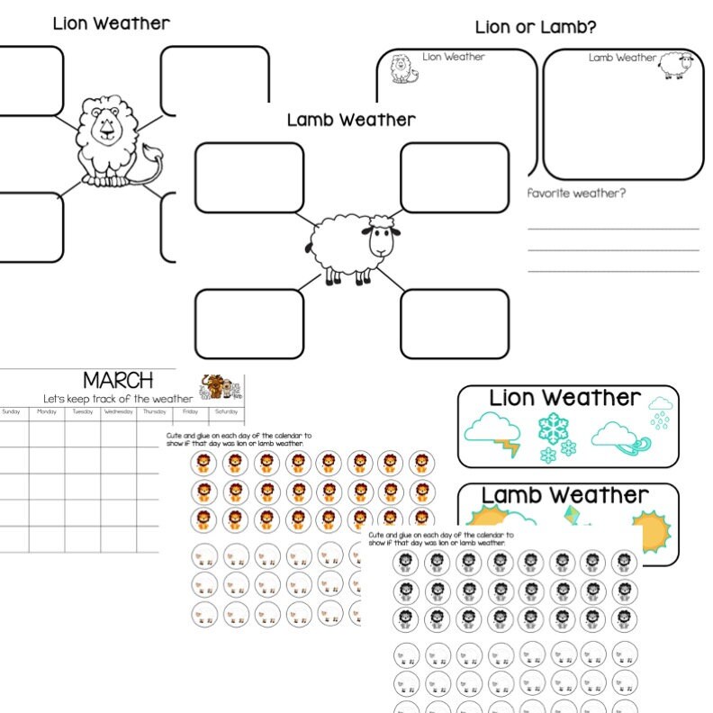 Lion and Lamb Craft - Print and Go Craft - Education - Activity ...