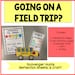 Field Trip - Printables - Reflection Sheets, Worksheets, Books, Mini ...