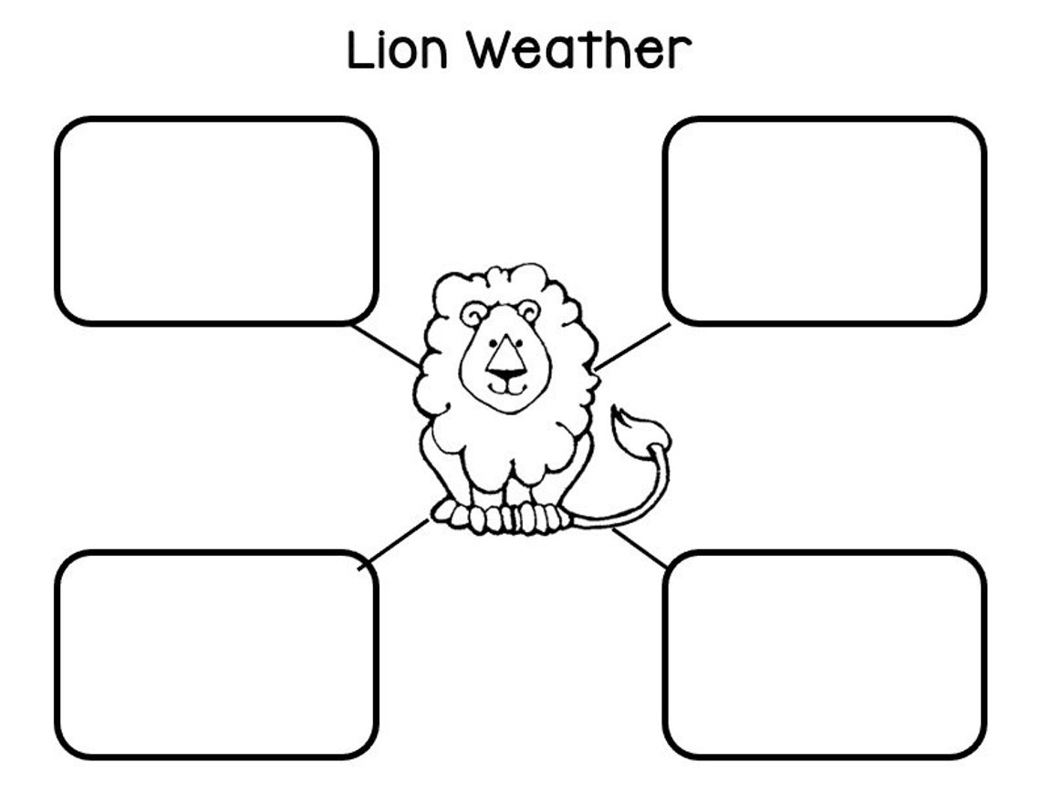 Lion and Lamb Craft Print and Go Craft Education - Etsy