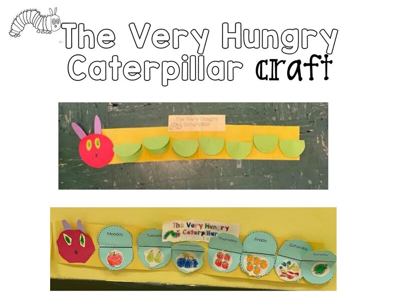 The Very Hungry Caterpillar - Print and Go Craft - Homeschool - Craft ...